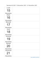 Semaine 46 2021